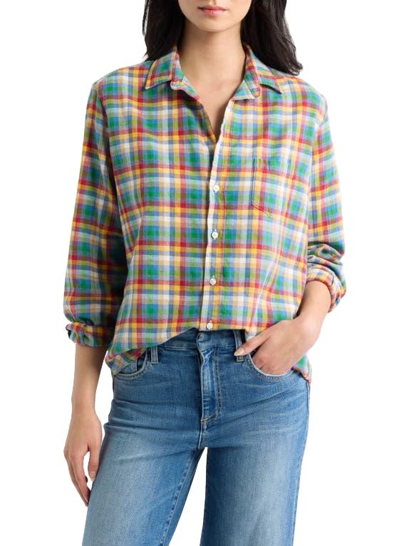 FRANK & EILEEN Frank & Eileen Eileen Checked Cotton Flannel Shirt